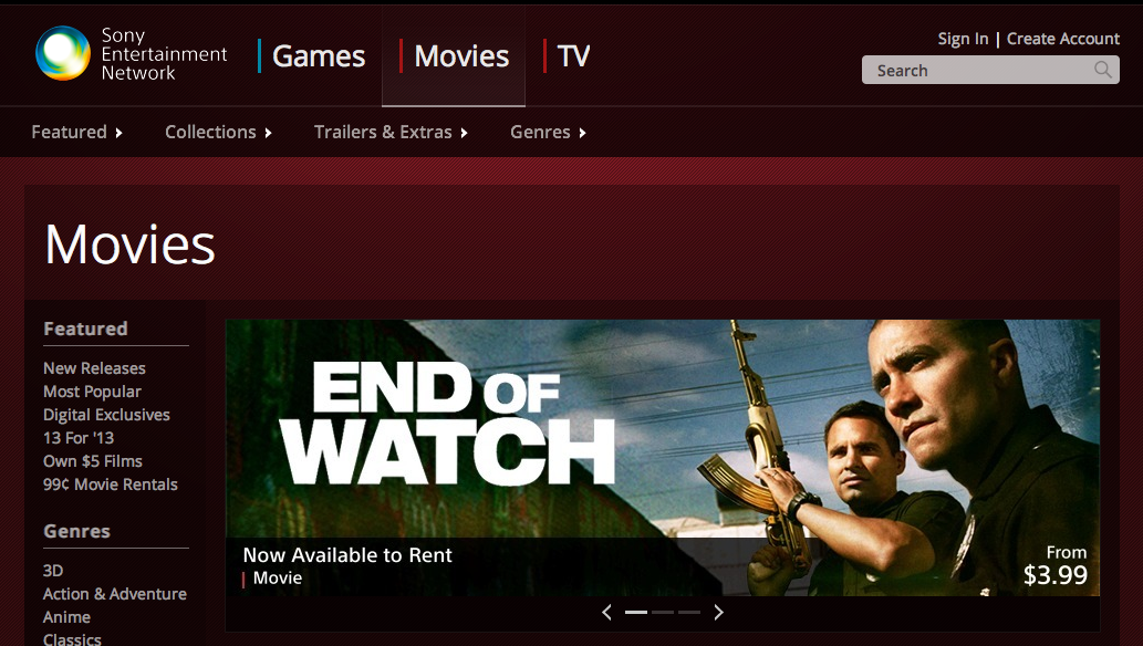 Sony Entertainment Network Now Available in North America - ETCentric