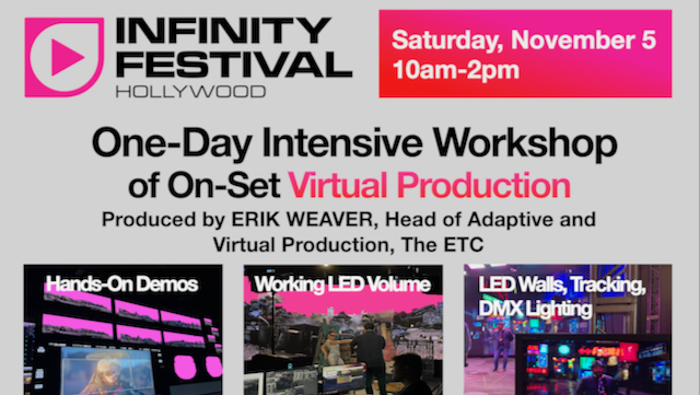 Industry Experts to Convene for Virtual Production Workshop - ETCentric